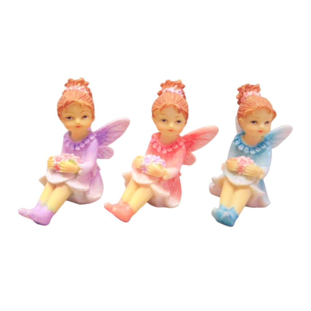 Sitting Flower Garden Fairy