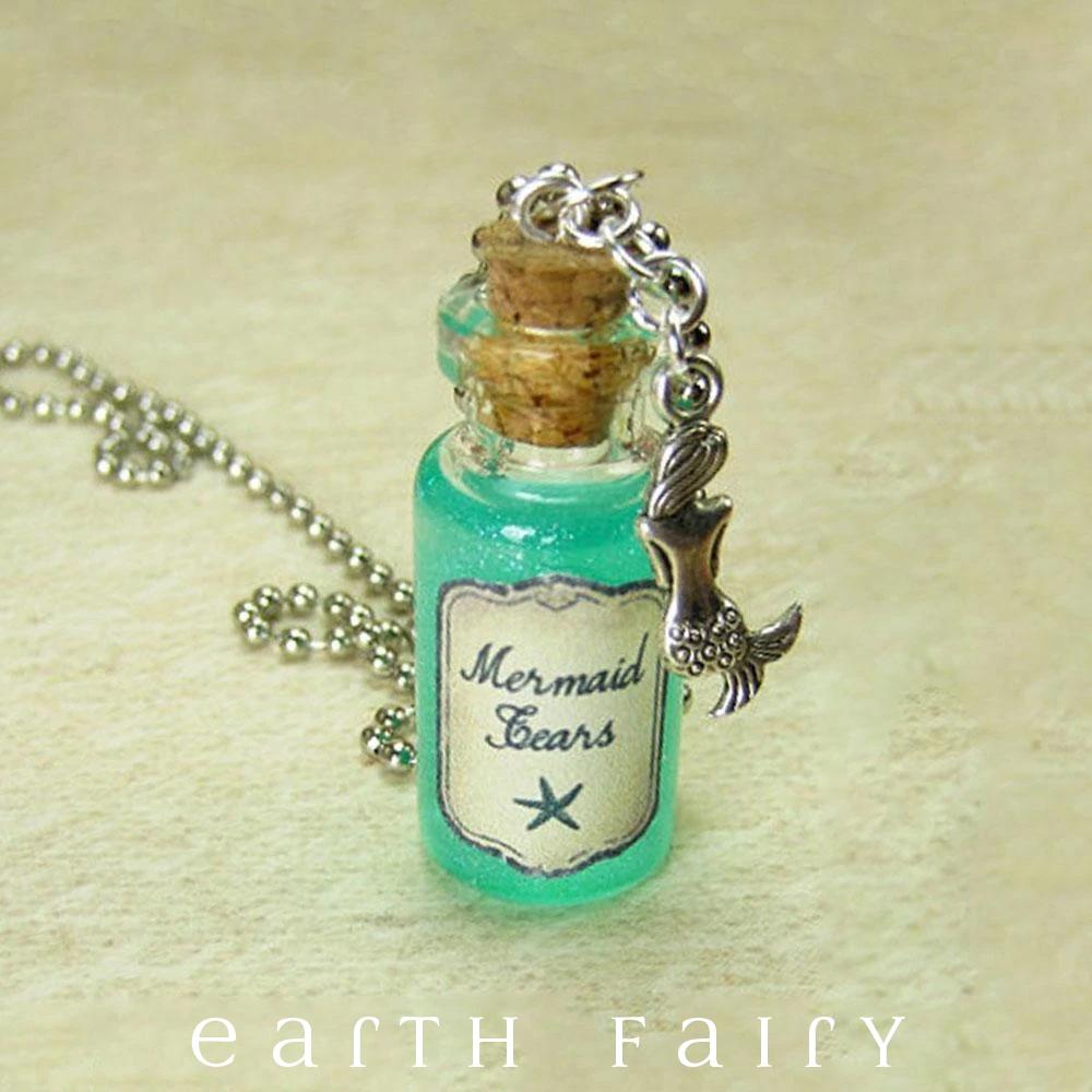 Mermaid Tears Necklace | Fairy Garden Miniatures & Collectibles ...