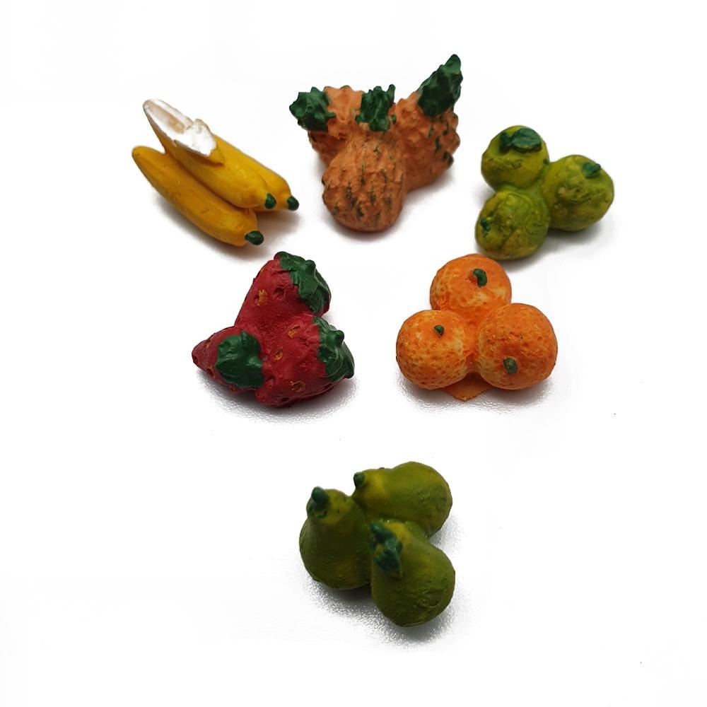 🍓 Set of 6 Miniature Fruits | 🍄 Fairy Garden Miniatures & Collectibles ...