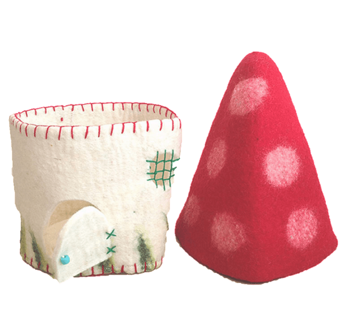 Mr Toadstool Elf - Small | Fairye Play - Felt Toys Australia | Earth Fairy